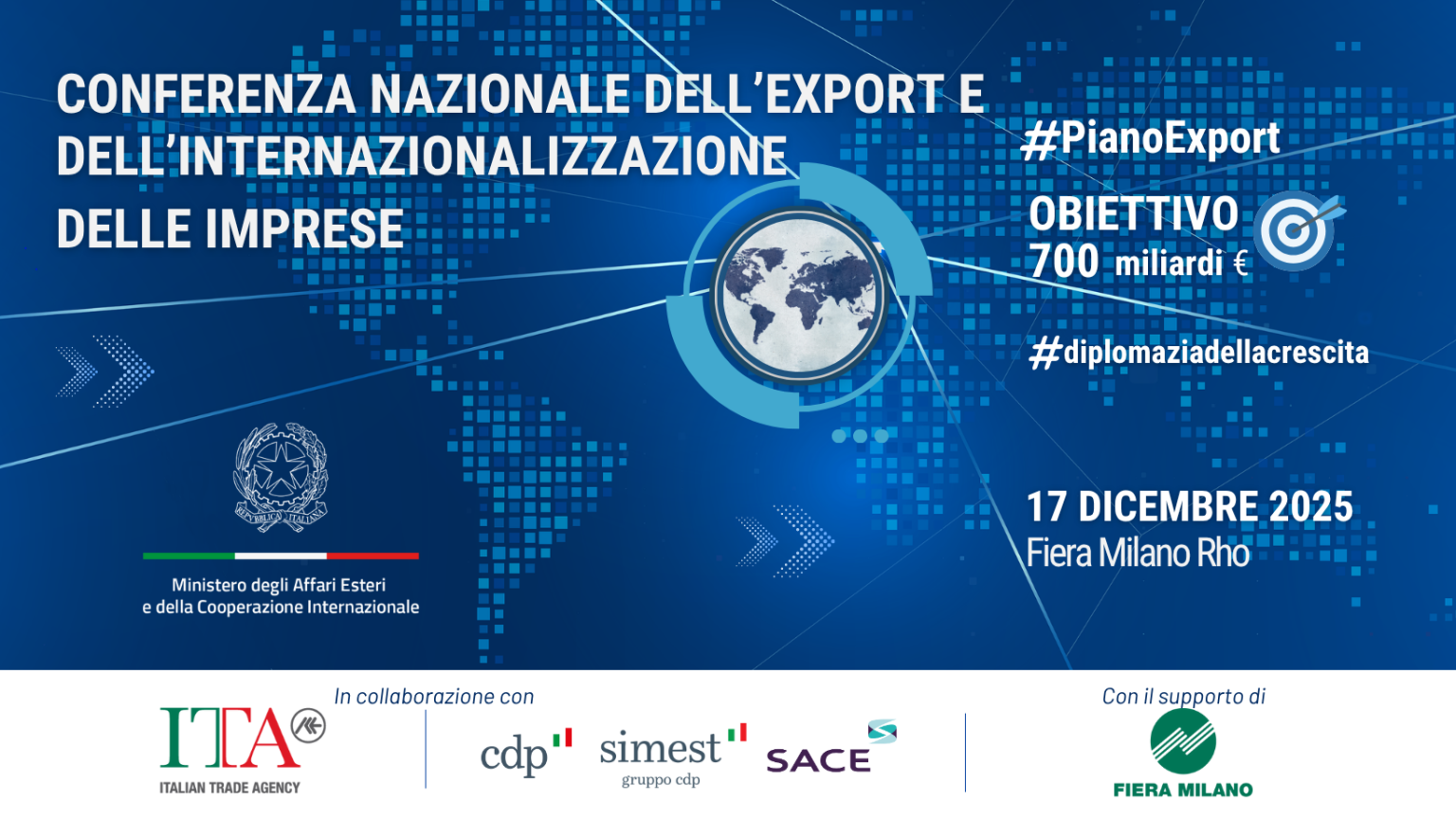 Conferenza Nazionale dell'Export e dell'Internazionalizzazione delle ...